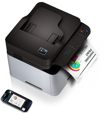 Samsung SL-C460FW Xpress Wireless Colour Laser Multifunction Printer ...