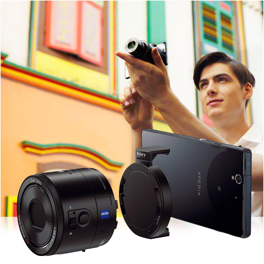 Sony QX100 Lens Style Camera for Smartphones and Tablets - Black (20 ...