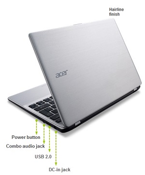 Acer Aspire V5-132P 11.6-inch Touchscreen Laptop (Blue) - (Intel ...