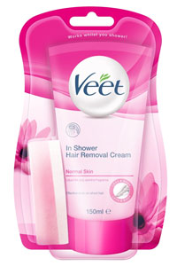 Veet In-Shower Hair Removal Cream for Normal Skin, Lotus and Jasmine ...