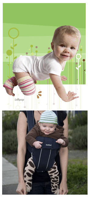 Babylegs Wesley Beinwärmer / Baby-Stulpen, Einheitsgröße, Länge 34 cm ...