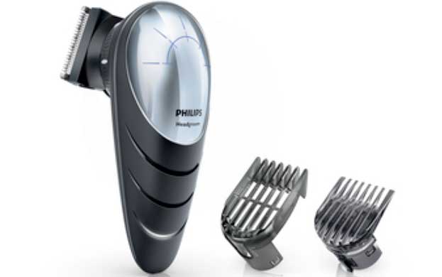Philips QC5570/32 Do-it-yourself Haarschneider mit um 180° drehbarem ...
