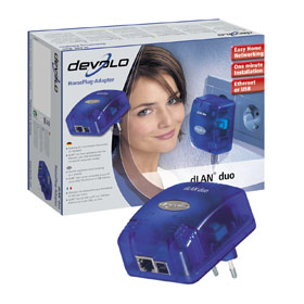 Devolo MicroLink dLAN duo Netzwerkadapter blau: Amazon.de: Computer & Zubehör