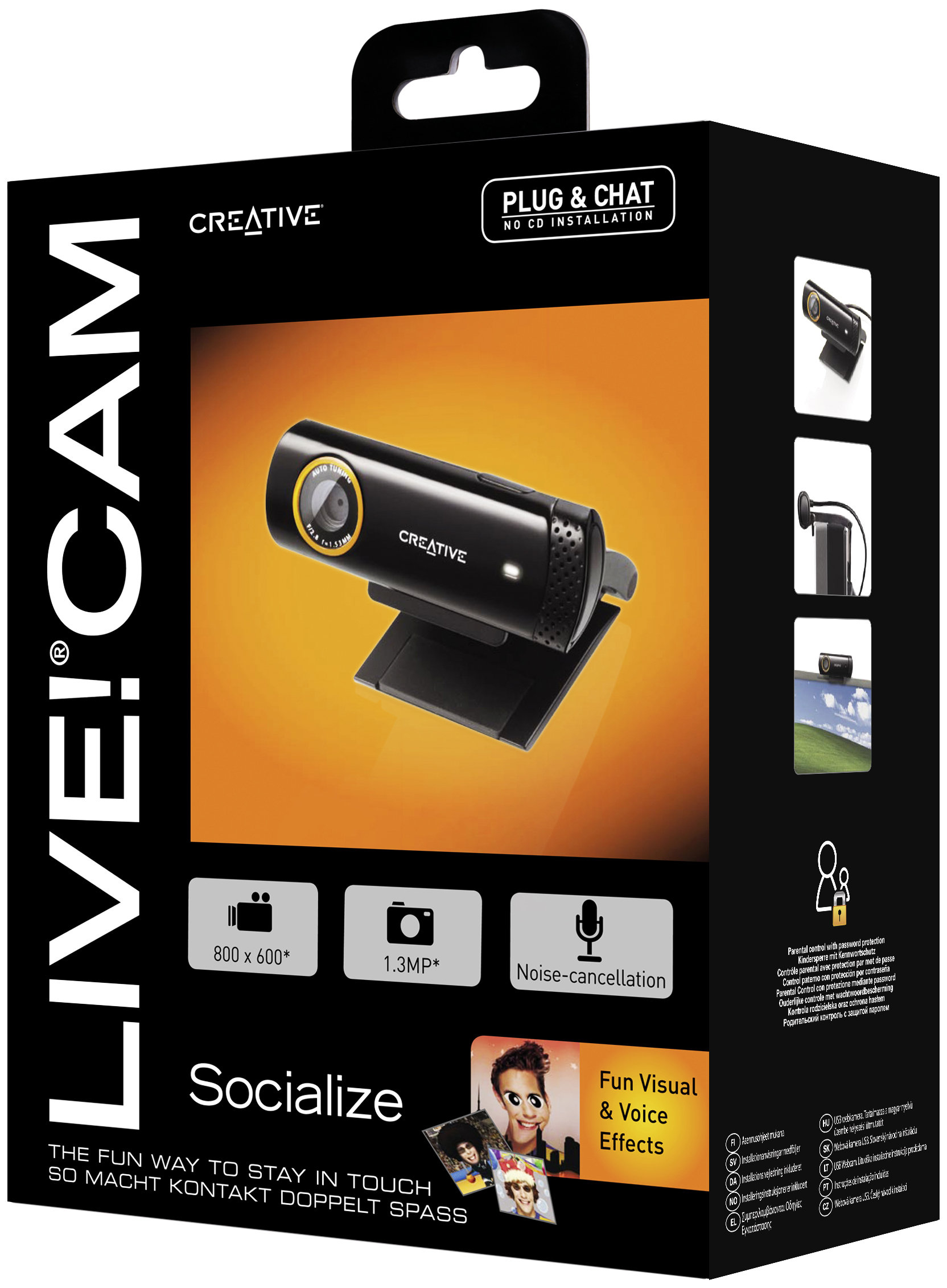 Creative Live! Cam Socialize Webcam: Amazon.de: Computer & Zubehör