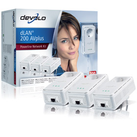 Devolo dLAN 200 Avplus Network Kit weiß: Amazon.de: Computer & Zubehör