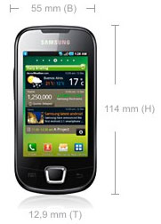 Samsung Galaxy 3 i5800 Smartphone deep-black: Amazon.de: Elektronik