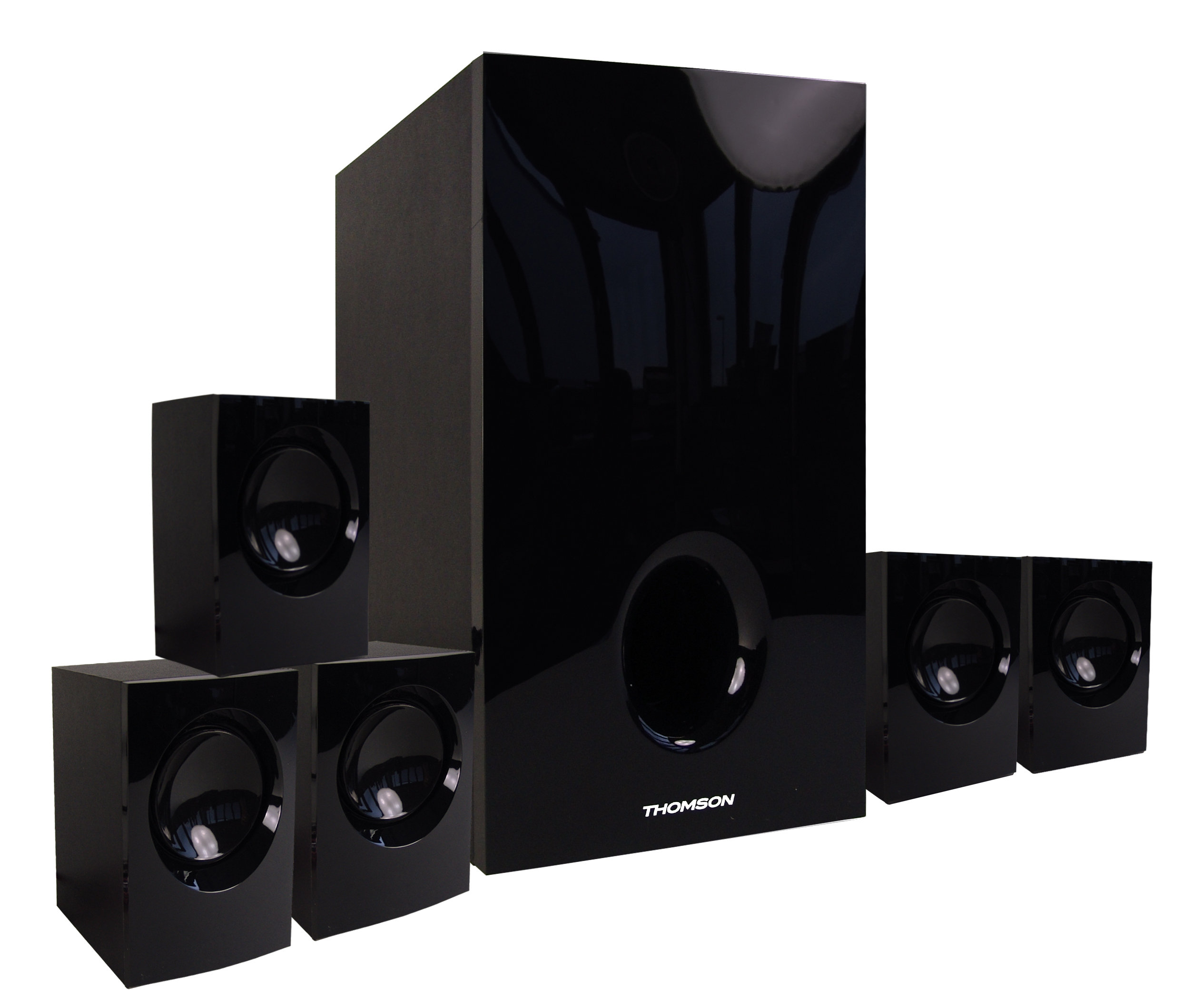 Thomson HT250SB 5.1 Heimkinosystem (450 Watt, HDMI, Upscaler 1080p, DVD ...