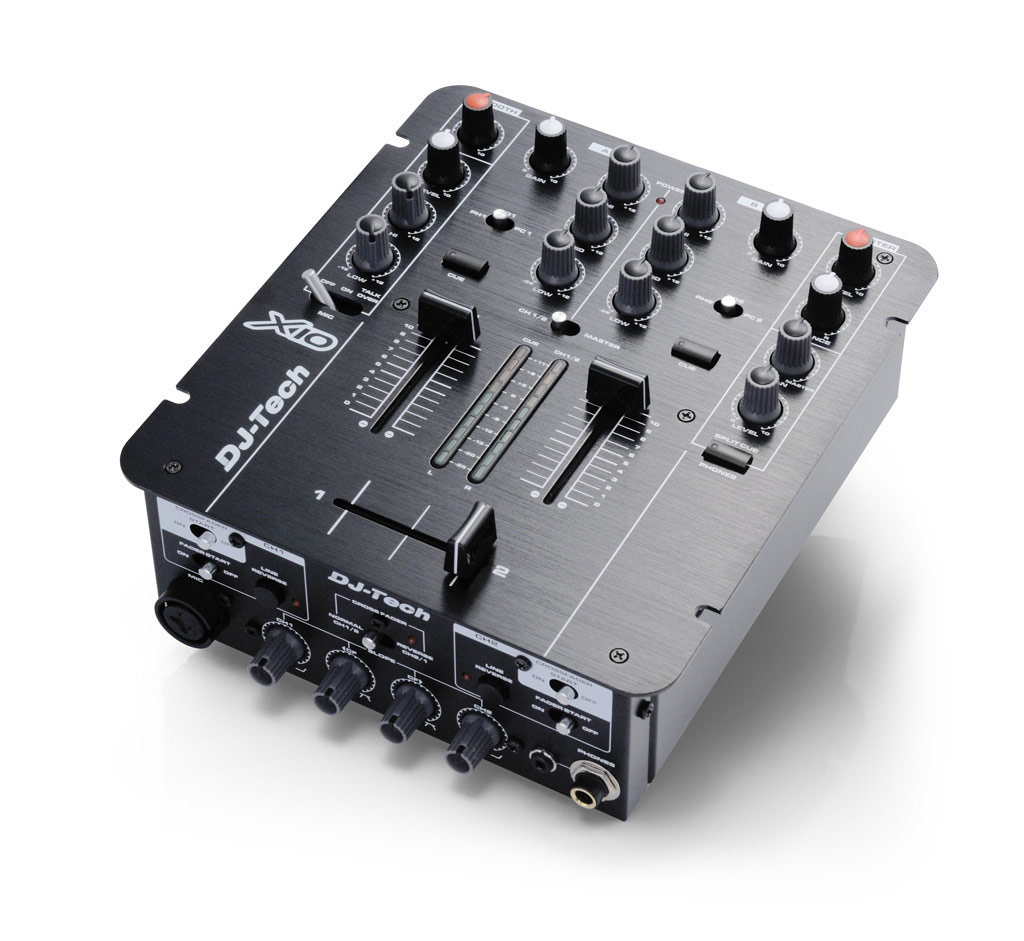 DJ Tech X10 2-Kanal Mixer (Audio-Interface, USB 2.0) : Amazon.de ...