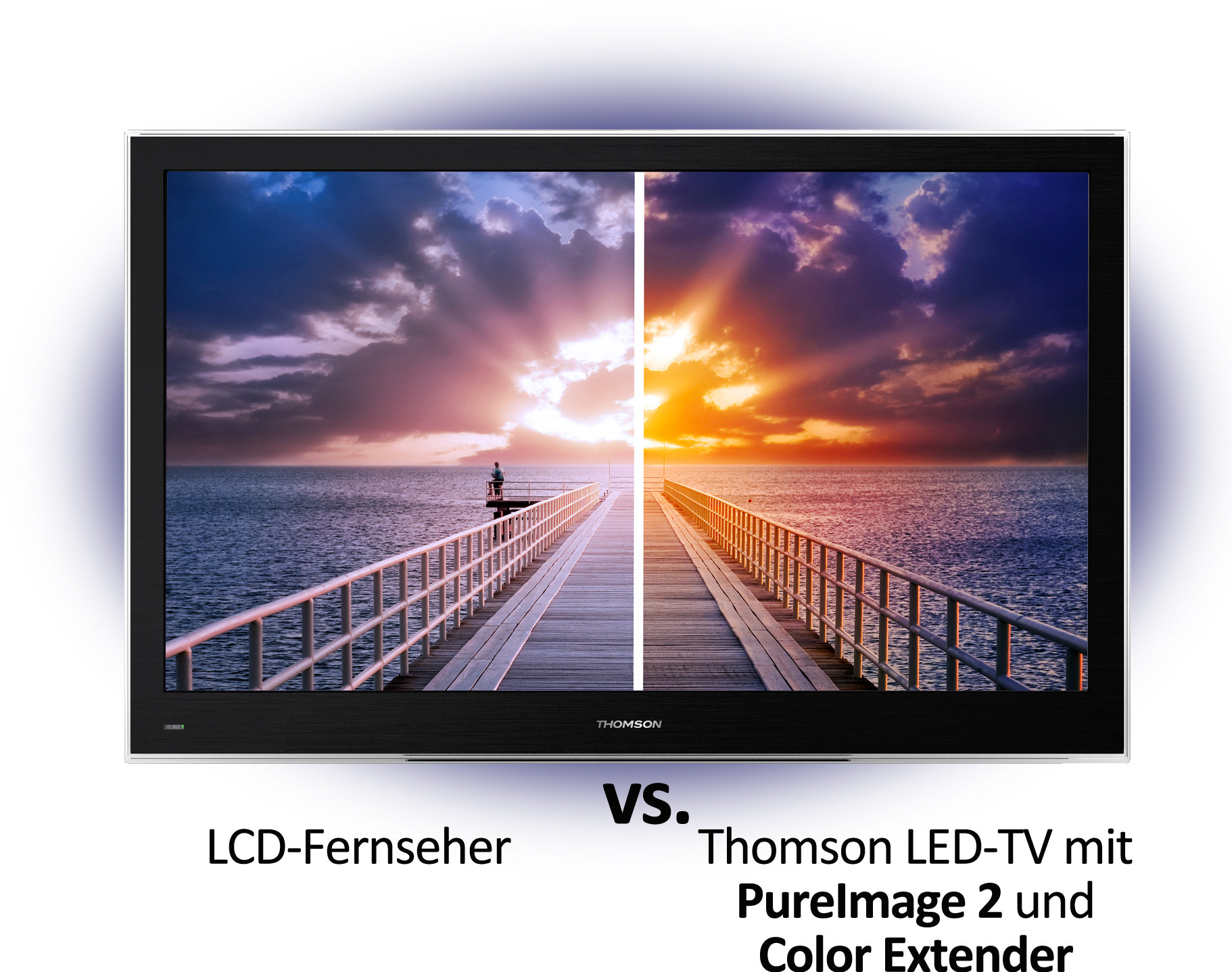 Thomson 24FS4246C 61 cm (24 Zoll) LED-Backlight-Fernseher (Full HD, DVB ...