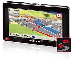 Becker Active 50 5" Sat Nav with Full Europe Maps (44 Countries) and ...