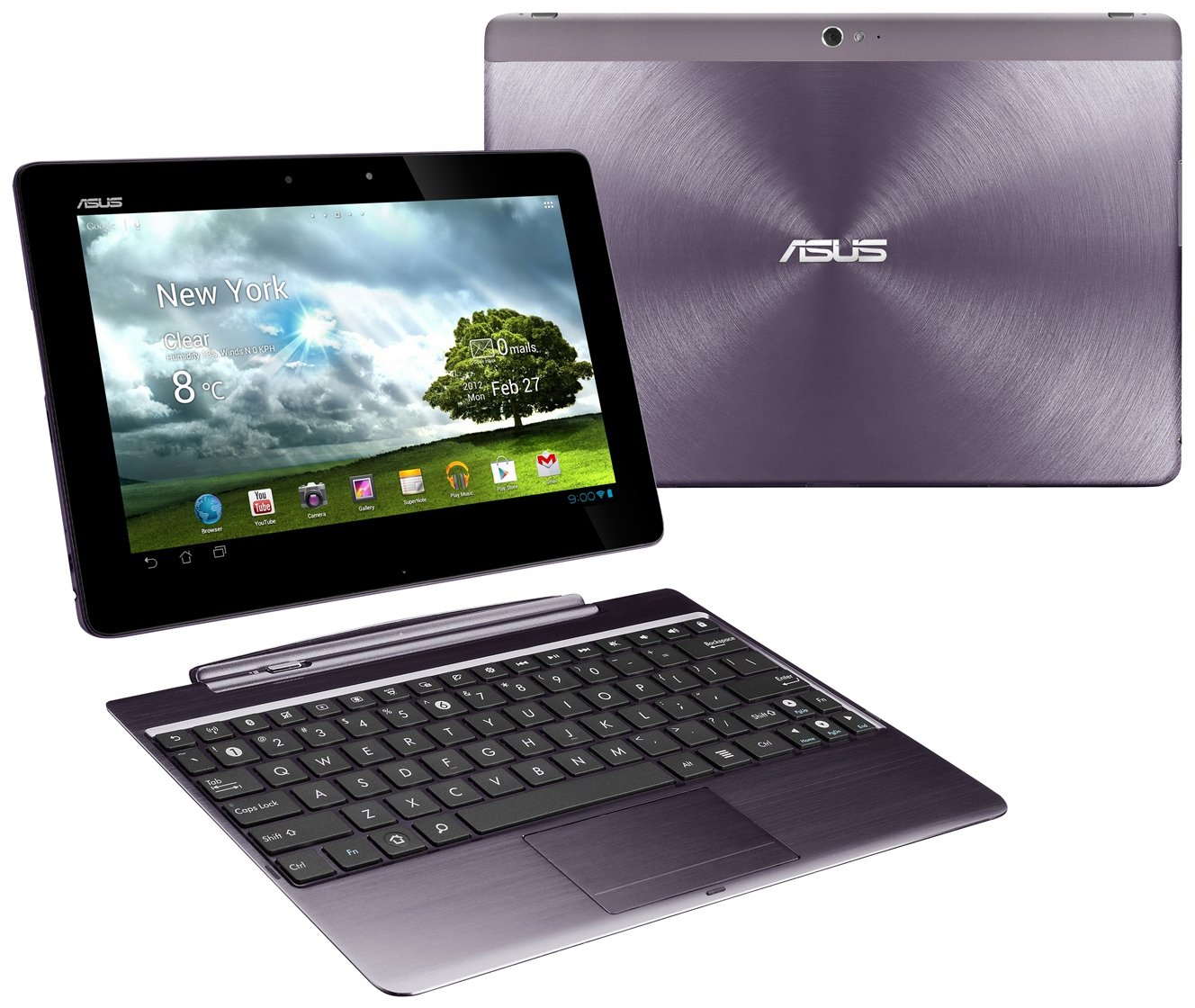 Asus Transformer Pad TF700T 25,6 cm Convertible Tablet-PC amethyst grau ...