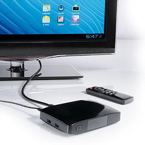 Hama Internet-TV-Box II mit Fernbedienung (HDMI, 4GB Flashspeicher ...