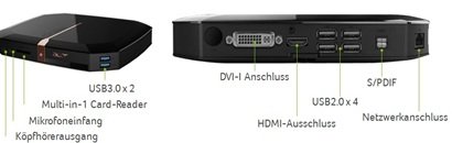 Acer Revo RL80 Desktop-PC: Amazon.de: Computer & Zubehör