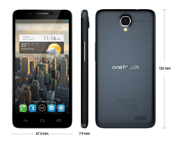 Alcatel One Touch Idol 6030D Smartphone (11,9 cm Touchscreen, 1GHz ...