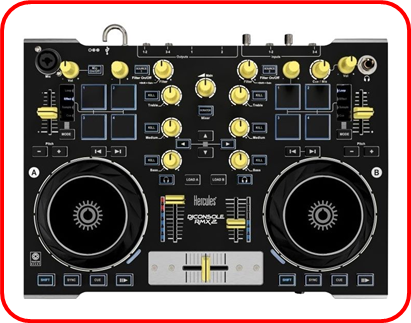 Hercules DJ Console RMX2 Premium TR (2-Deck DJ Controller, 8 Pads ...