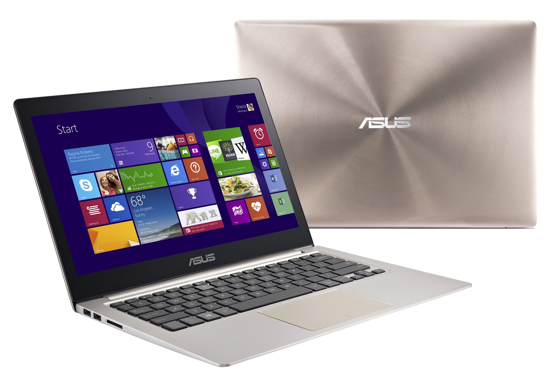 Asus UX303LA-R5094H 33,8 cm Laptop braun: Amazon.de: Computer & Zubehör