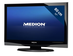 Medion E15318 80 cm (32 Zoll) LCD-Fernseher (HD-Ready, DVB-T Tuner ...