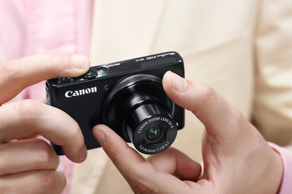 Canon PowerShot S120 Digitalkamera (12,1 MP, 5-Fach Opt. Zoom, 7,6cm ...