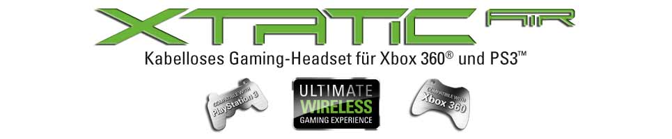 Sharkoon X-Tatic Air Wireless Gaming-Stereo-Headset für: Amazon.de ...
