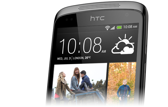 HTC Desire 500 Smartphone (8 Megapixelkamera, 10,9 cm Display, 1,2GHz ...