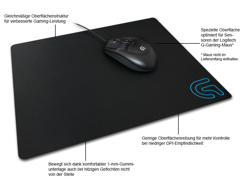 Logitech G240 Gaming Mouse Mat Cloth : Amazon.co.uk: Computers ...