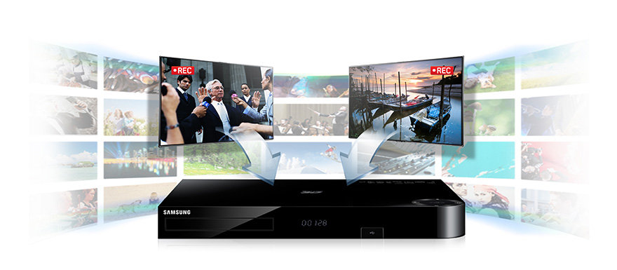 Samsung BD-F8909S/ZG HD-Recorder mit Sat Twin Tuner und 3D Blu-ray ...