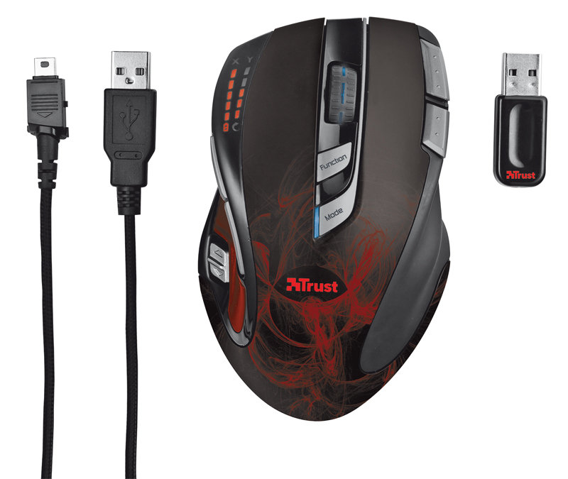 Trust GXT 35 Gaming Funkmaus mit Lasersensor: Amazon.de: Games