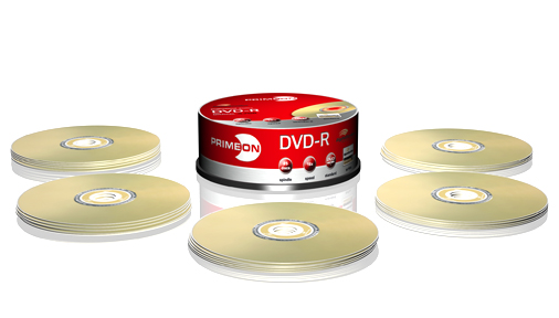 PRIMEON DVD-R 16X 120min / 4,7GB LightScribe Version 1.2 25er Spindel: Amazon.de: Computer & Zubehör