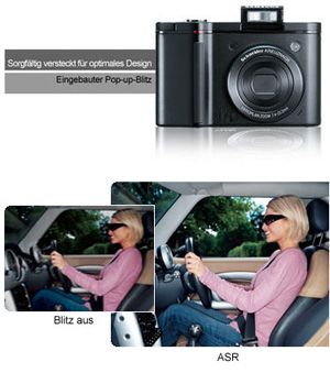 Samsung NV8 Digitalkamera (8 Megapixel, 3-Fach Opt. Zoom, 6,4 cm ...