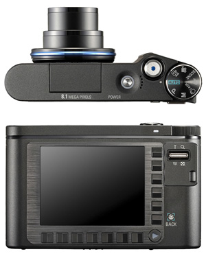 Samsung NV8 Digitalkamera (8 Megapixel, 3-Fach Opt. Zoom, 6,4 cm ...