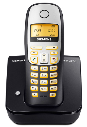 Siemens Gigaset A265 Duo, Schnurloses DECT-Telefon mit: Amazon.de ...