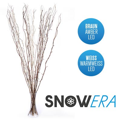 SnowEra 40 LED Weidenzweige, weiß LP-6367A : Amazon.de: Beleuchtung