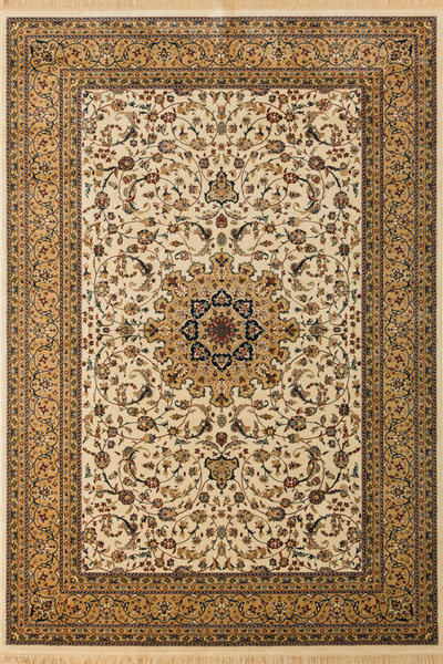 Lalee 460238272 Klassischer Teppich mit Fransen / Weich / Seidenglanz ...