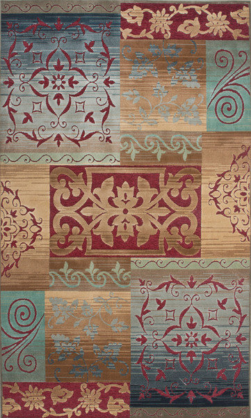 Lalee 347170975 Teppich Vogue 372 120 x 170, rot : Amazon.de: Küche ...