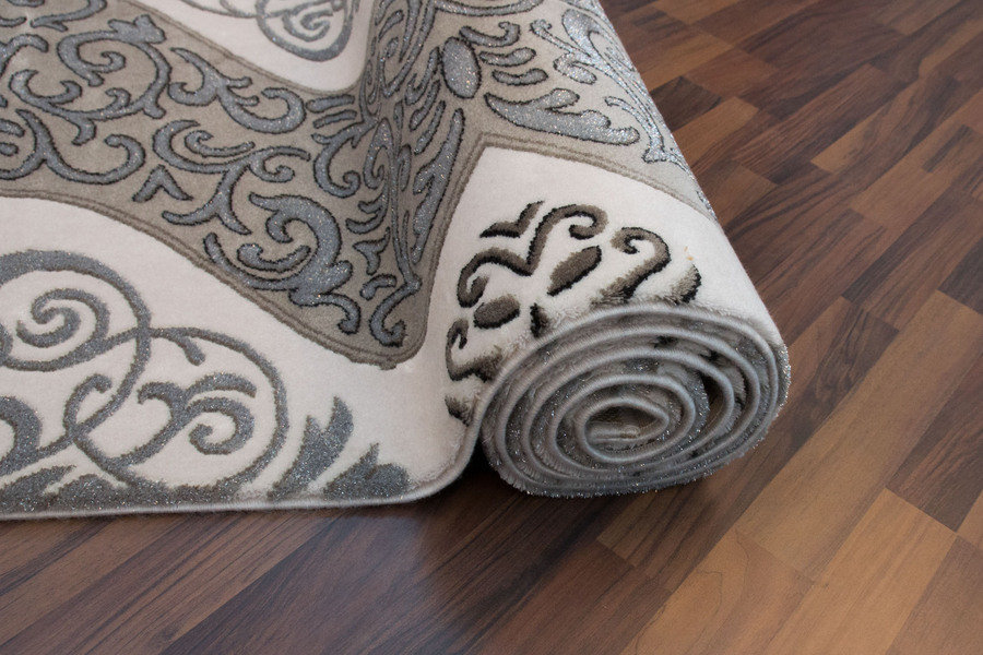 Lalee 347171736 Klassischer Teppich / Edel / Muster : Wellen / 3D ...