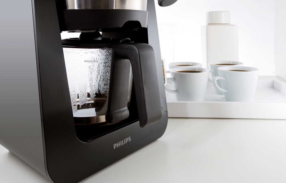 Amazon.de: Philips HD7688/20 Kaffeeautomat Avance Serie mit Glaskanne ...