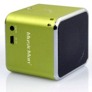MusicMan mini Wireless Soundstation BT-X2 (MP3 Player, Bluetooth) grün ...
