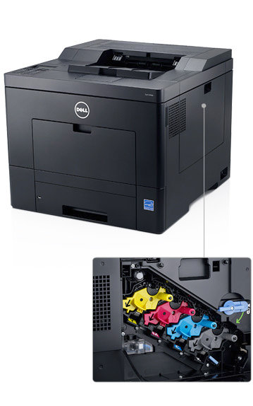 Dell C2660dn netzwerkfähiger Farblaserdrucker mit: Amazon.de: Computer ...