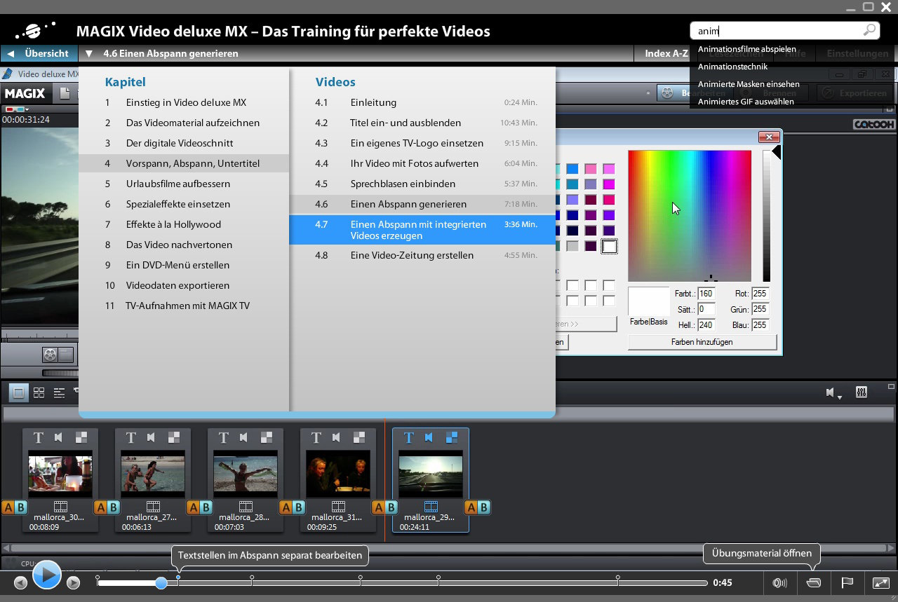 MAGIX Video deluxe MX: Das Training für perfekte Videos : Haarmeyer ...
