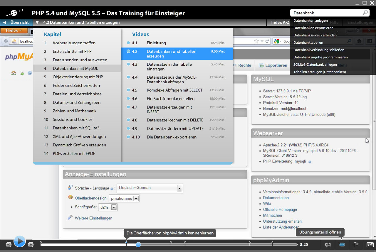 PHP 5.4 und MySQL 5.5 - Das Training für Einsteiger: In 12 Stunden zur dynamischen Website ...