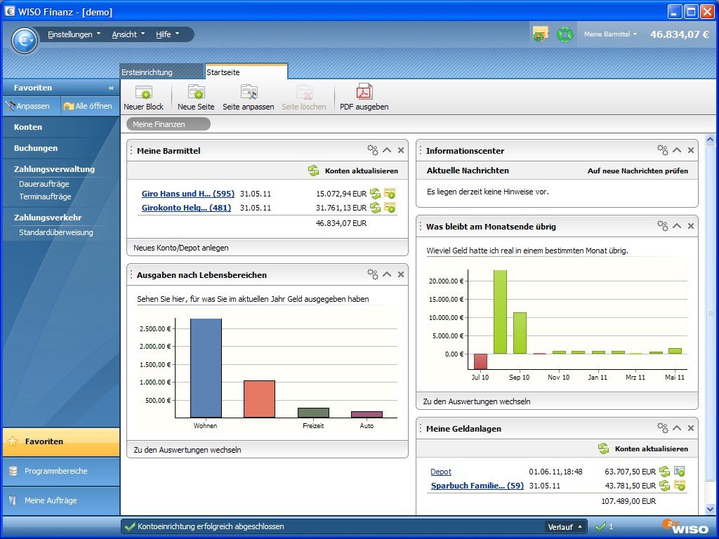 WISO Mein Geld 2014 Professional (365 Tage) : Buhl Data Service GmbH ...