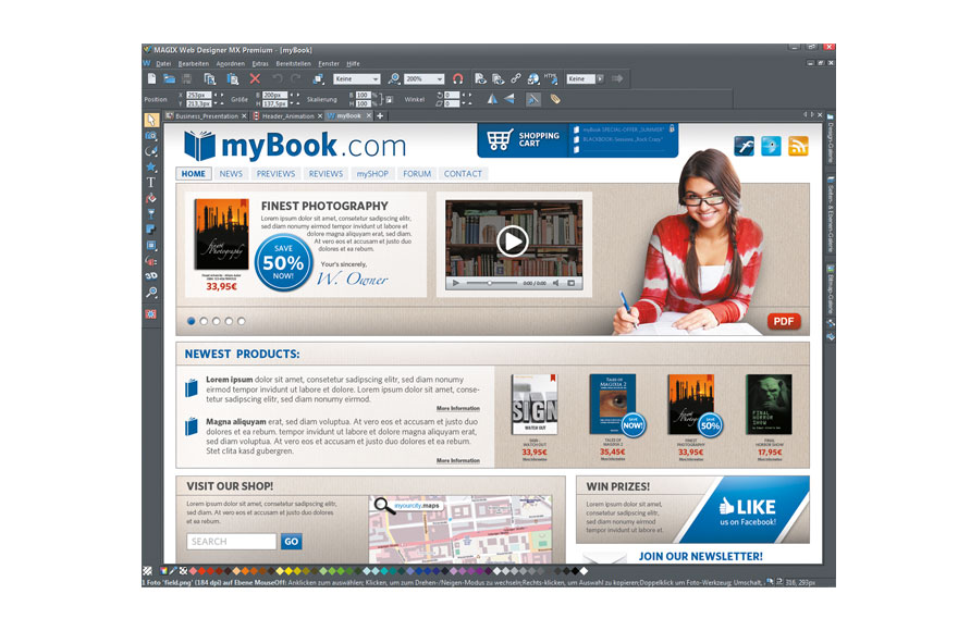 MAGIX Web Designer 8 MX Premium : Amazon.de: Software