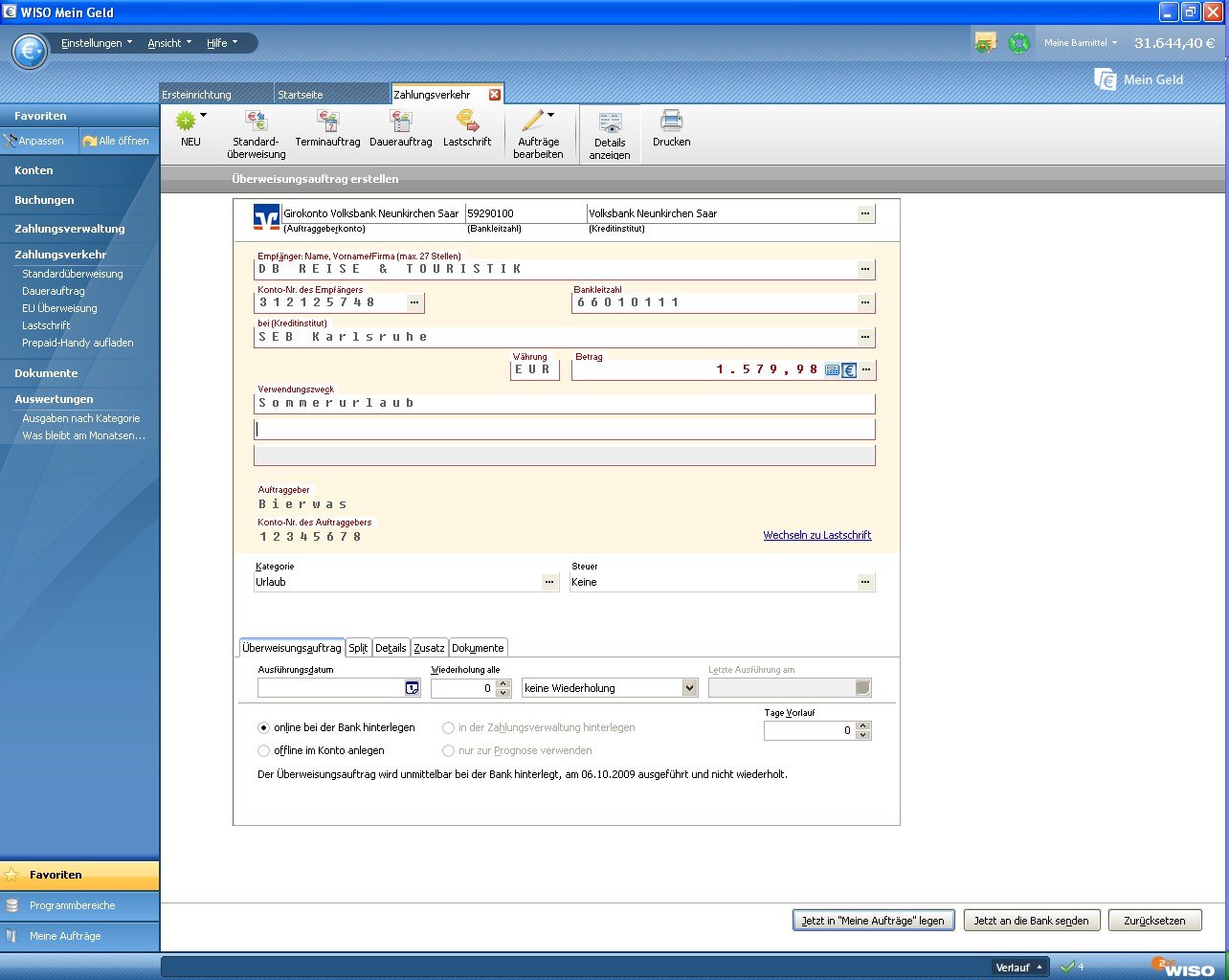 WISO Mein Geld 2013 Standard 365 Tage [Download] : Amazon.de: Software
