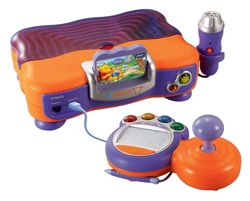 Vtech 80-075204 - V.Smile Lernkonsole orange inkl. Lernspiel Winnie ...
