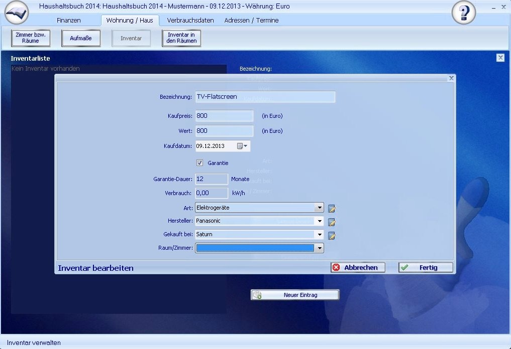 Haushaltsbuch 2014 : Amazon.de: Software