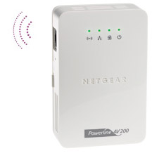 Netgear XAVN2001-100PES Adaptateur CPL Ethernet Powerline 200 Mbit/s ...