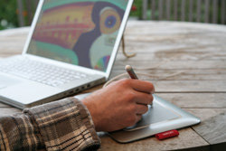 Wacom Bamboo Fun Pen & Touch Tablette graphique USB Taille S : Amazon ...