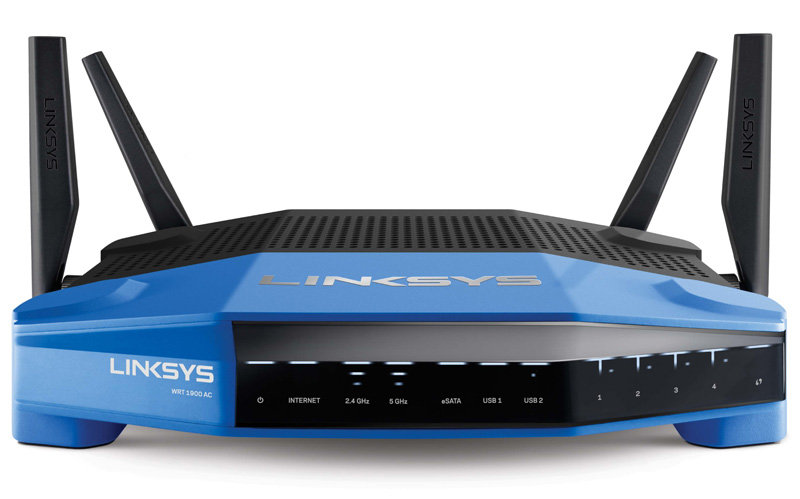 Linksys - WRT1900AC-EJ - Routeur sans fil - Smart Wifi AC1900 - Bleu ...