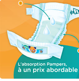 Pampers - Simply Dry - Couches Taille 3 (4-9 kg/Midi) - Jumbo Pack ...