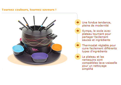 Tefal EF350012 Fondue Color: Amazon.fr: Cuisine & Maison